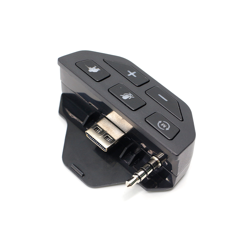 3.5mm Stereo Sound Jack Headset Adapter Black For Xbox One Xbox Series ...