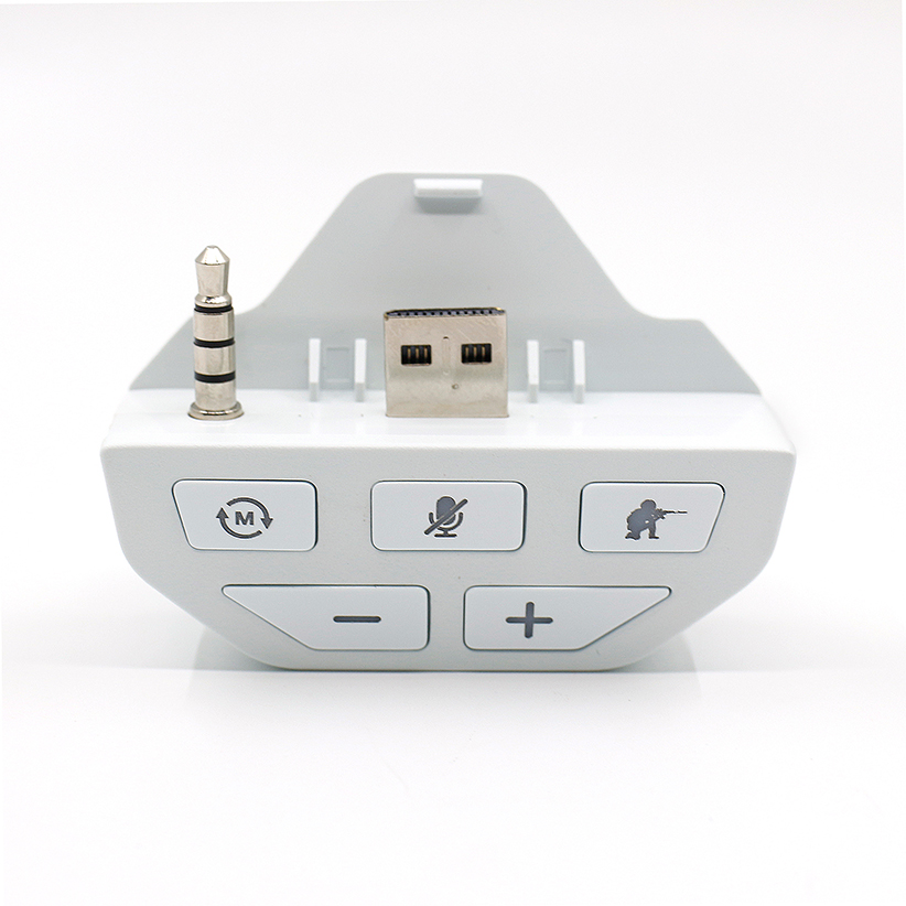 3.5mm Stereo Sound Jack Headset Adapter White For Xbox One Xbox Series ...